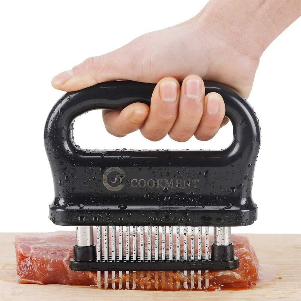 Meat Tenderizer With 48 Stainless Steel Ultra Sharp Needle Blades