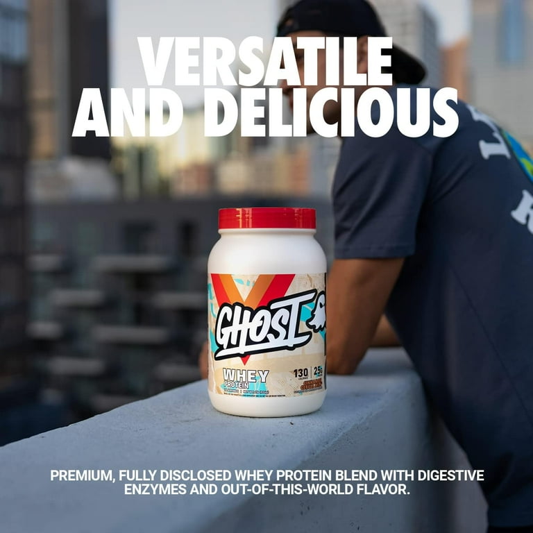 GHOST Whey Protein 924g (2 lb) Proteína aislada de suero de leche - FITMORE