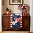 4th of July Star Table Runner, Red White Blue Patriotic Design ...
