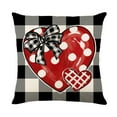 Hajmiiikey Valentine'S Day Red Festive Pillowcase, Living Room Sofa ...