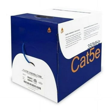 Vericom Cat5e Utp Solid Riser Cmr Cable, 1,000' Pull Box, White ...