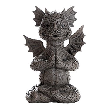 Garden Dragon Peeing Dragon Decorative Garden Accent Sculpture Stone ...