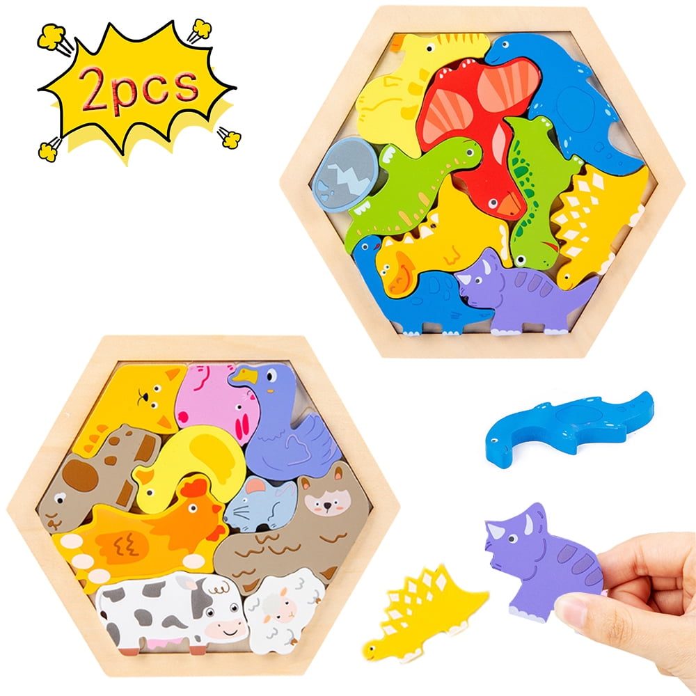 Click here for Debgfs Wooden Animal Puzzles educational Learning... prices