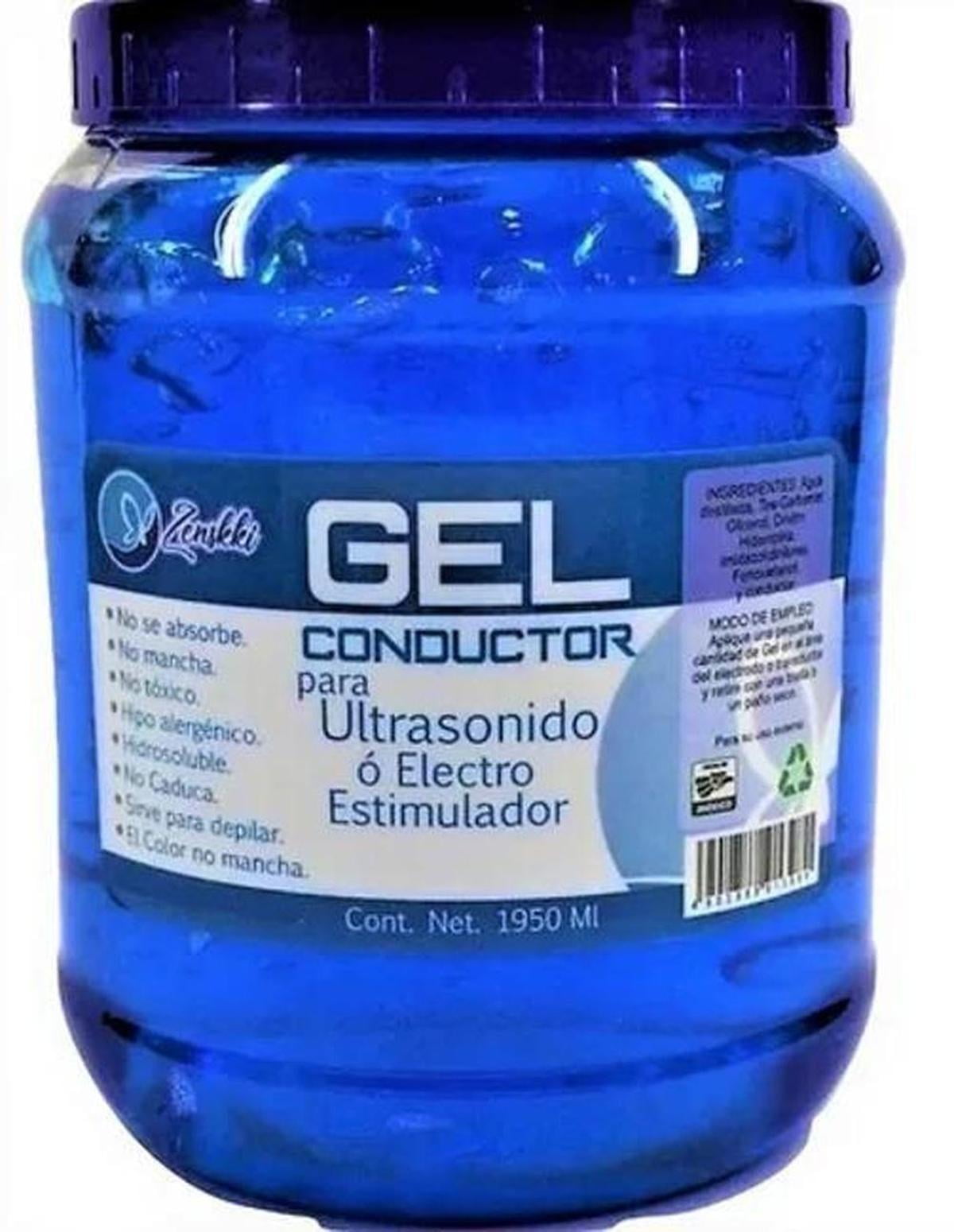 Gel Conductor Para Ultrasonido o Electro estimulador 1950 Ml Zenskki ...