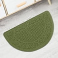 Kitchen Rugs, 16"x25" Kitchen Mats, Half Moon Round Kitchen Rugs Carpet ...