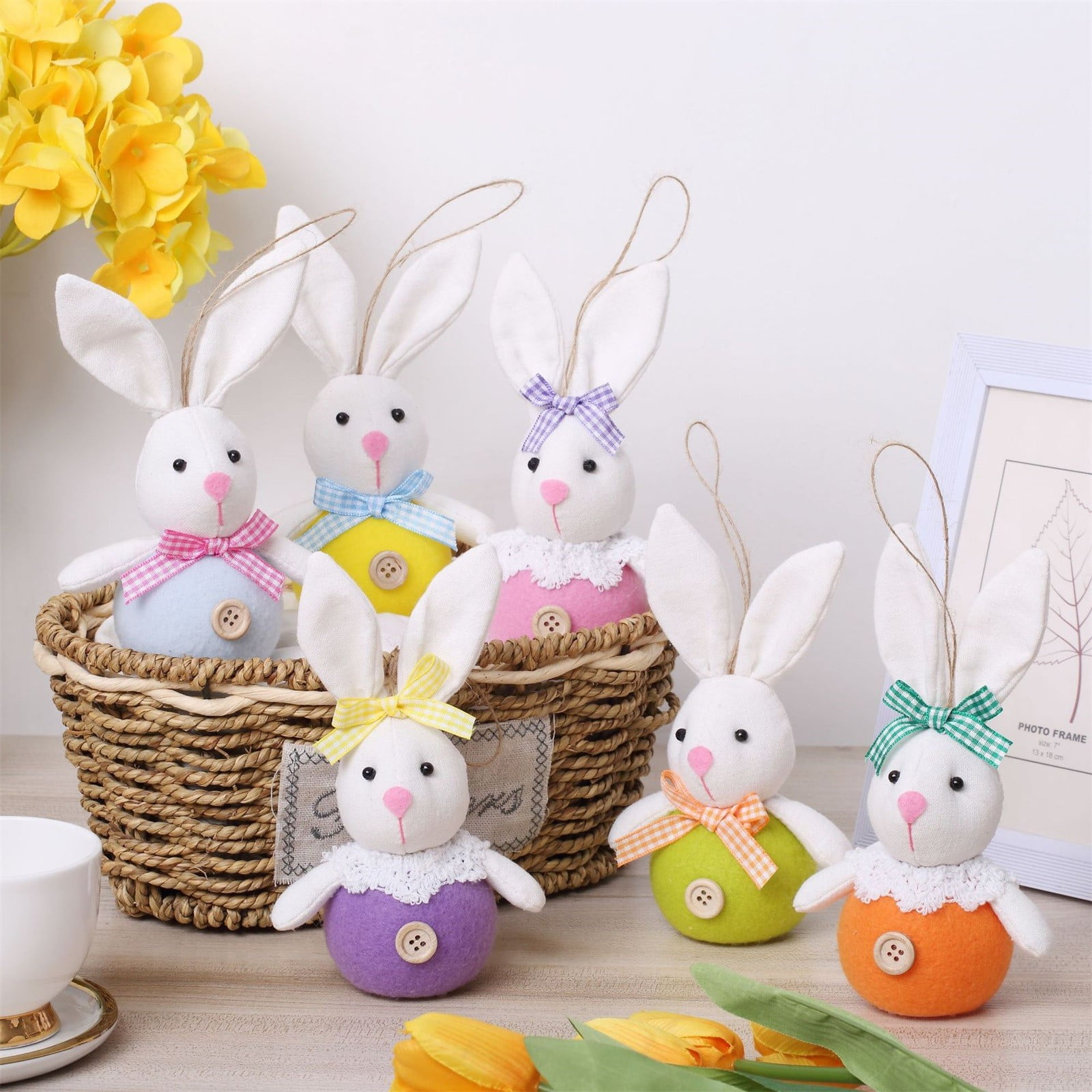 EGNMCR Easter Decorations For The Home Easter Decor New Easter Bunny ...