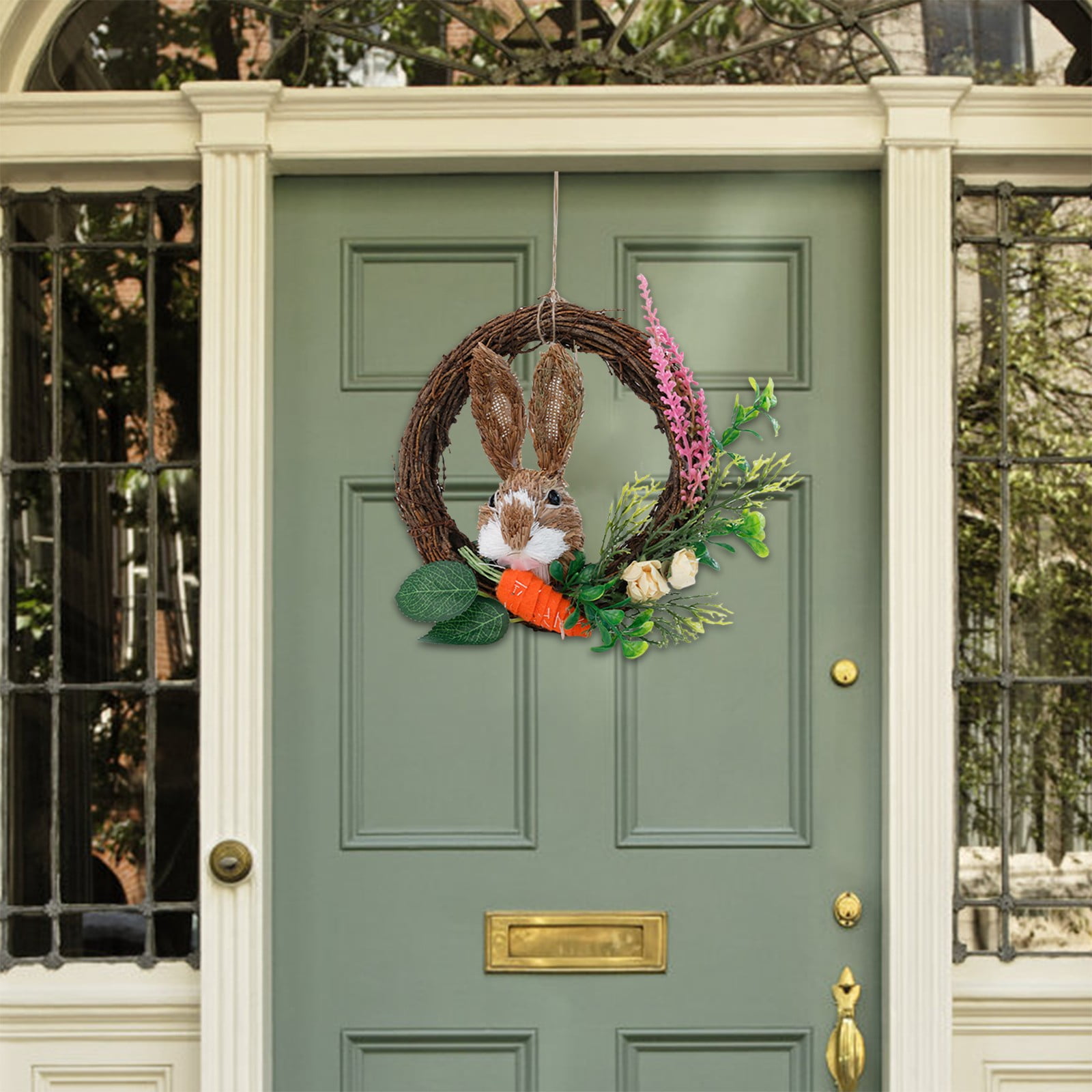 Click here for Vbxoae Straw Wreath For Home Decor-7.87 Inches Rus... prices