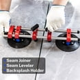 2 count 6 inch Seamless Seam Setter With Vacuum Suction Cups For Seam ...
