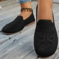 oqasdz Women's Casual Shoes Soft Sole Slip On Flat Shoes with Hollow ...