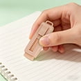Retractable Pencil Eraser Slide Out Eraser with Protective Case Clean ...
