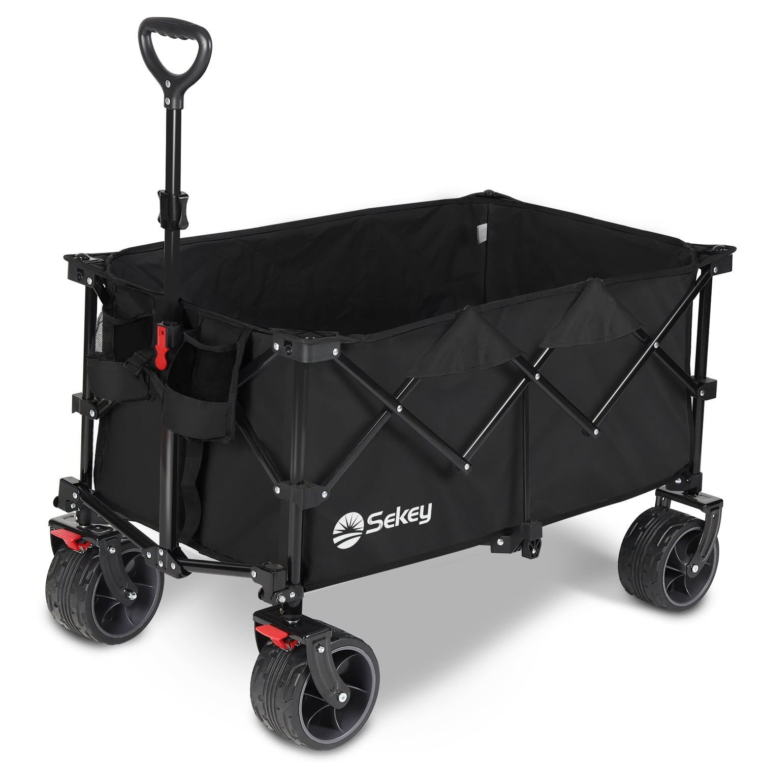 Sekey Beach Wagon Load Up to 330lbs, Folding Wagon Lightweight! All ...