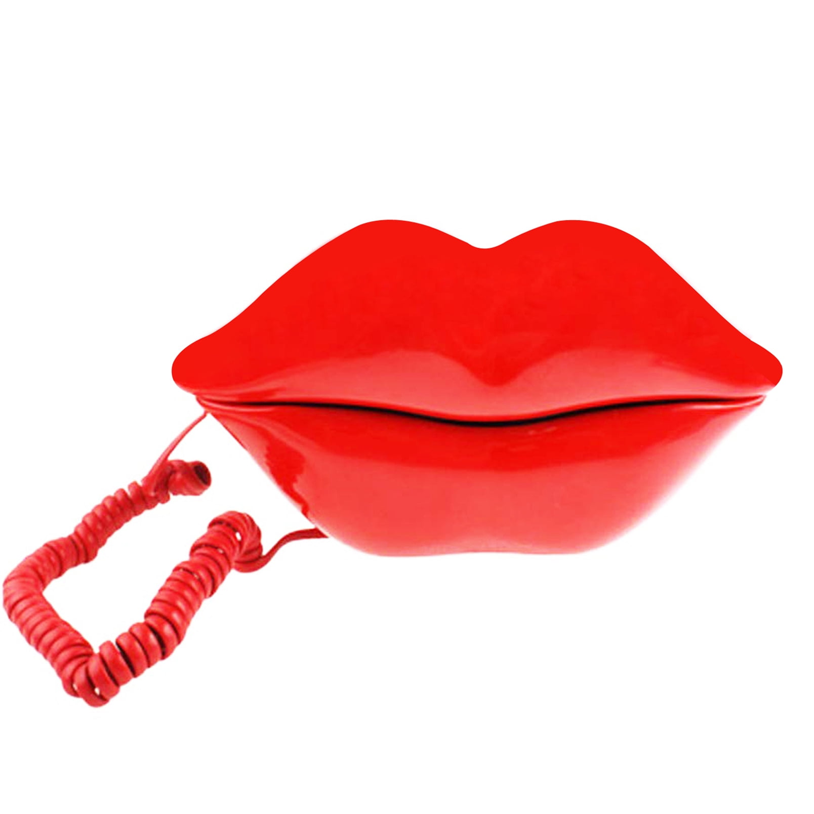 TelPal Red Mouth Telephone Wired Novelty Sexy Lip Phone Gift Cartoon ...