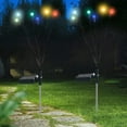 WHATOOK 4pcs Solar Powered Firefly Lights, Starburst Swaying Solar ...