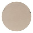 Kate and Laurel Travis Mid-Century Round Wall Mirror Brown Sand ...