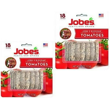 Jobe's Tomato Fertilizer Spikes, 18 Spikes - Plant Food for Fruit and ...