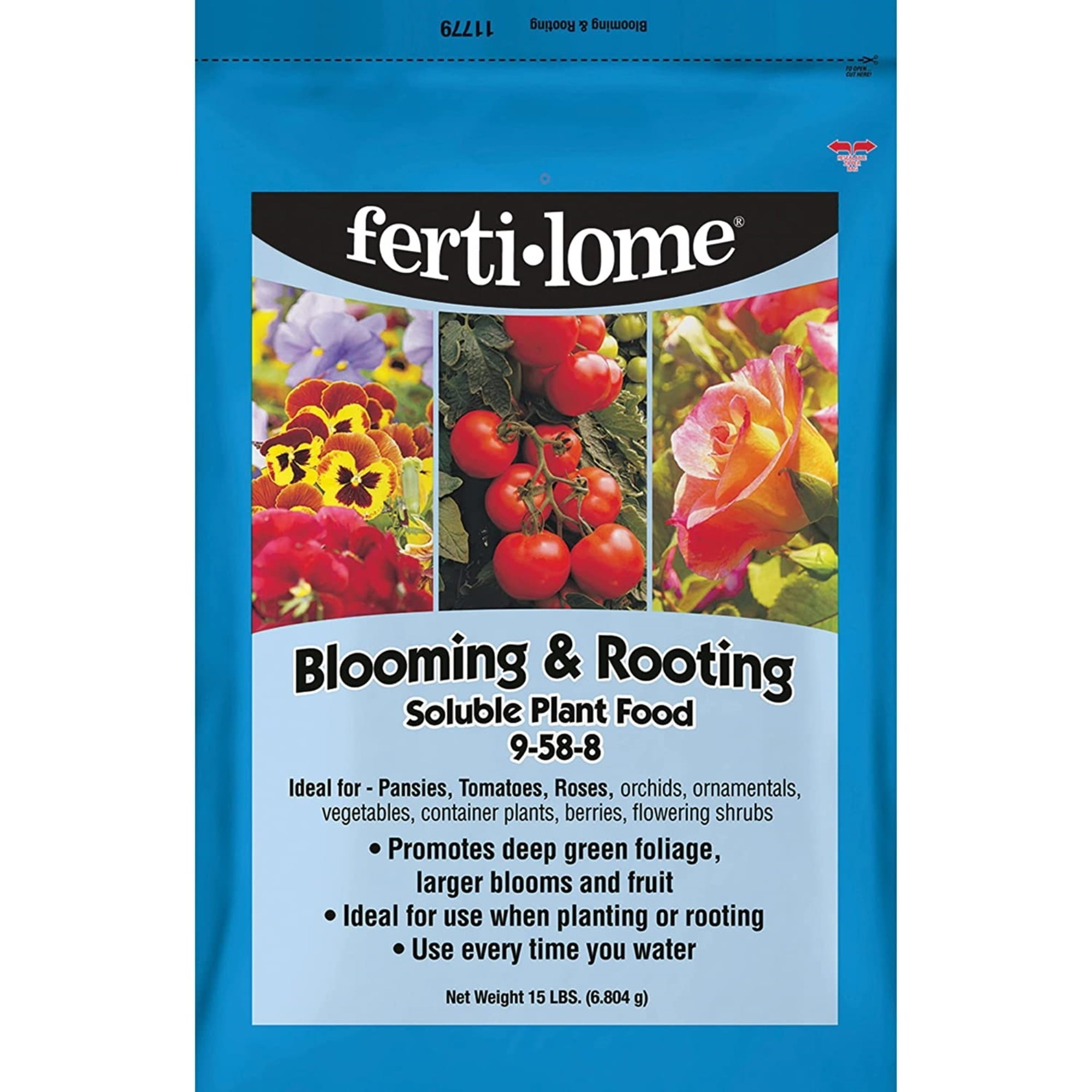 Fertilome Blooming & Rooting Soluble Plant Food, 15-pound bag - Walmart.com