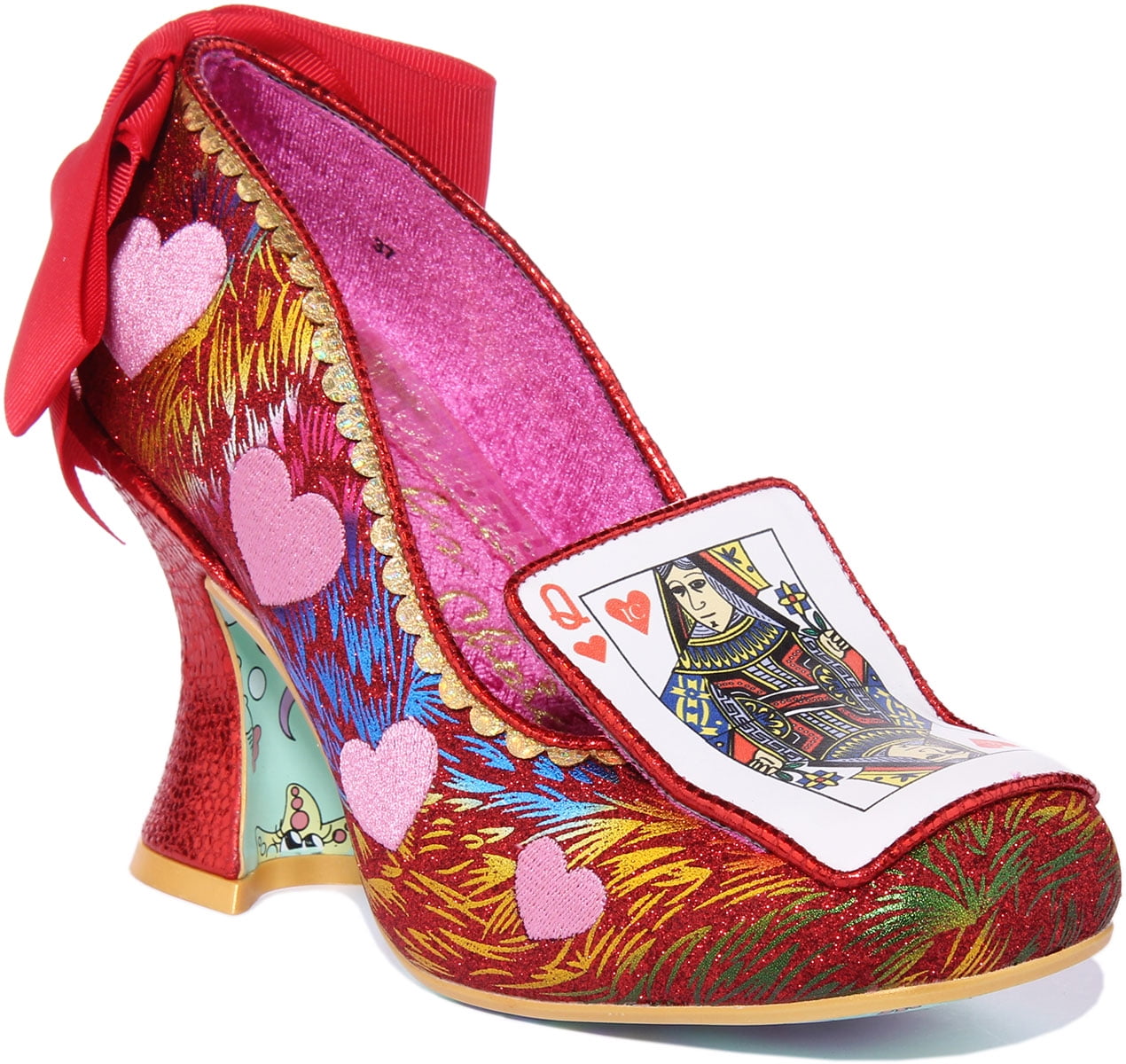 Irregular Choice Go Fish Women's High Heel Shoes In Red Size 11 ...