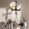 6-Claw Suction Cup Rotating Hook | No-Drill Wall Mounted Kitchen ...