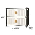 Door Mounted Shoe Cabinet with Detachable Shoe Racks, Multi Tier ...