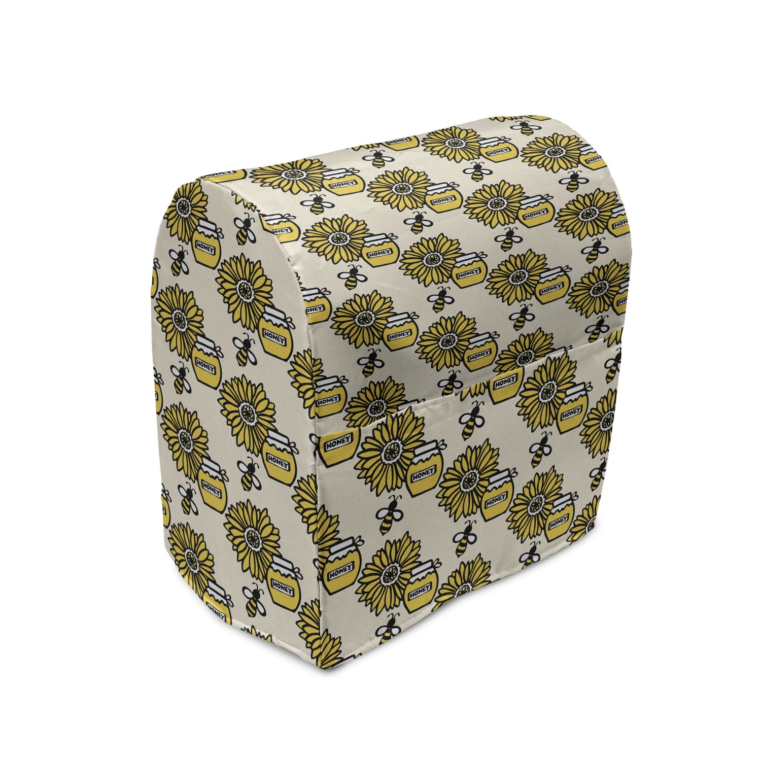 Queen Bee Stand Mixer Cover, Continuous Pattern of Calligraphy on Honey ...