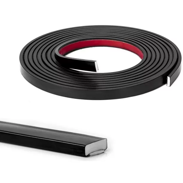 MOYISHI 10 ft Strip and Stick flexible vinyl molding trim for wall tile ...