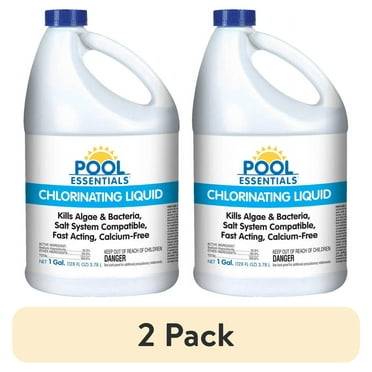 (2 pack) Pool Essentials Chlorinating Liquid for Swimming Pools, 1 ...
