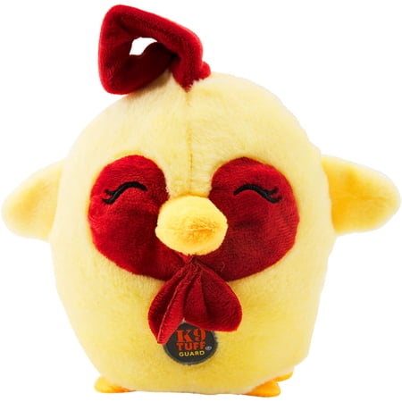 Poppers Yellow Chicken Dog Toy - Squeeze, Squeak and Surprise Pop Out ...
