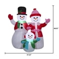 Airblown Christmas Light Snowman Family Scene SM (WM CA) - Walmart.ca
