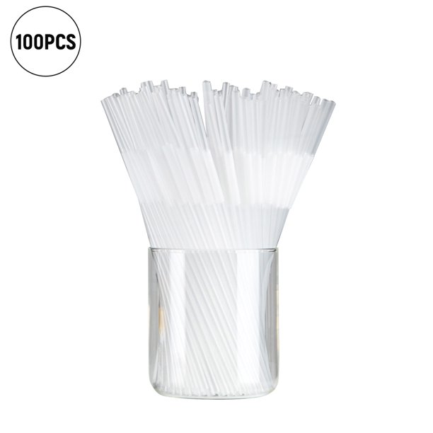 26CM Disposable Drinking Straws Flexible Single Use Drinking Straw Pack ...