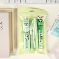 6 Pcs Cute Pink Stationery Set, Office Supplies Includes 10 Color Pen ...