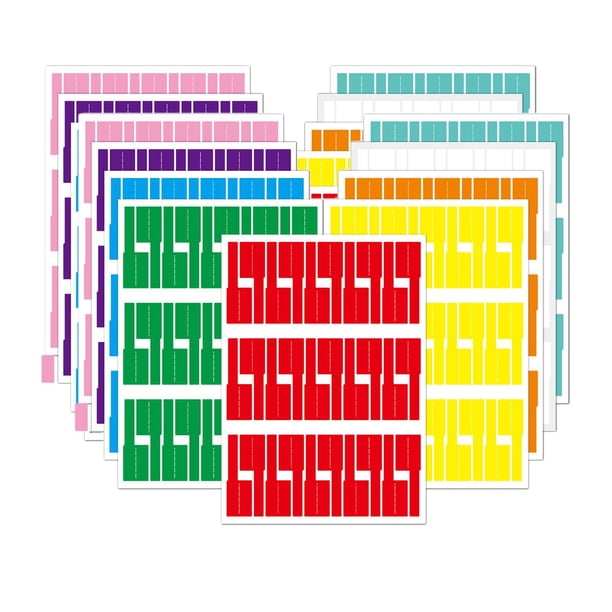 Ounissouiy 600x Cable Marker Sticker Self-Adhesive Identification ...