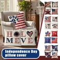 2PCS Patriotic Pillow Covers 18x18 Inch - Independence Day 205th Flag ...