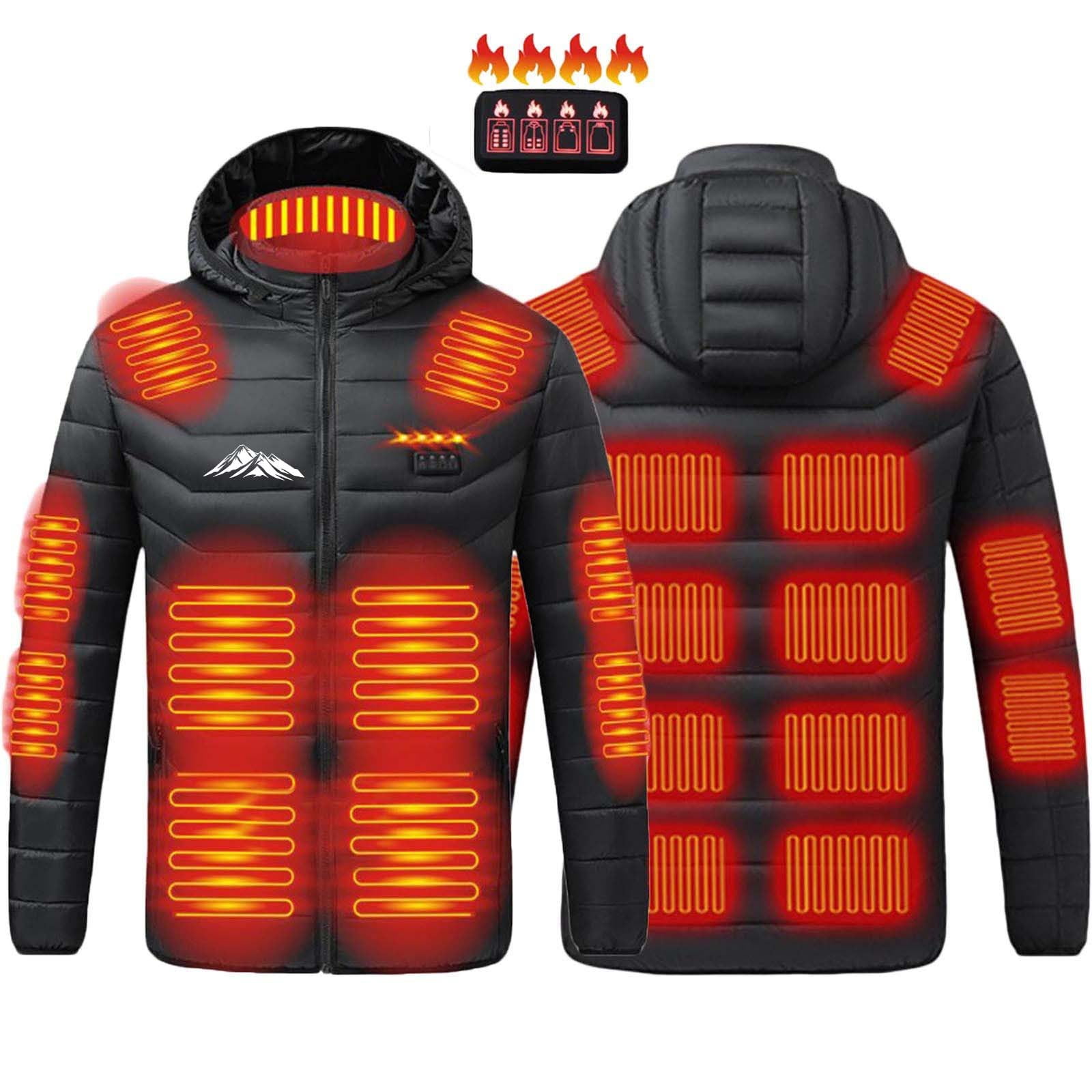 Click here for Lekwk Rechargeable Heated Jacket For Men 4-Levels... prices