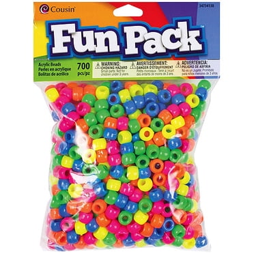 Bucket O’ Beads, Barrel Pony, 6 x 9 mm, 400 per pack, 5 packs - Walmart.com