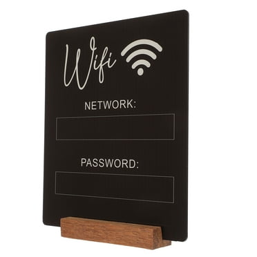 Emblems Wifi Reminder Board Wifi Password Reminder Wifi Account ...