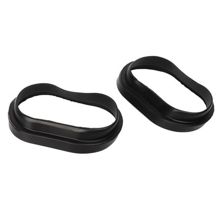 Intake Tube Seal Boot Set, Tight Fit Air Intake Duct Boots 2 Pcs Rubber ...
