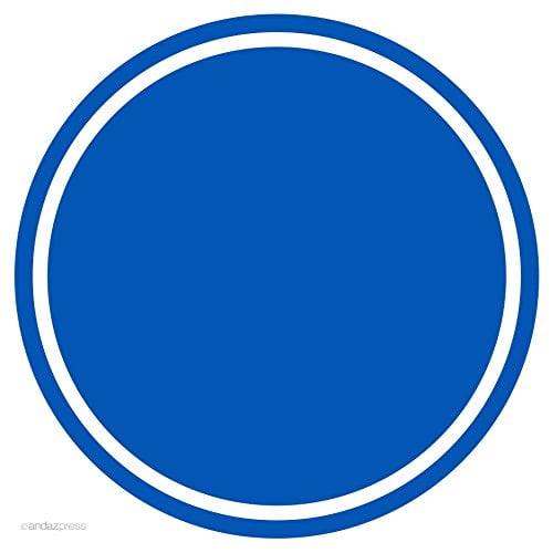 Royal Blue Solid Color Circle Gift Labels, 40-Pack - Walmart.com