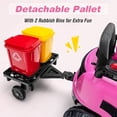 OLAKIDS Ride on Car, 12V 2 in 1 Kids Street Sweeper Truck Electric ...