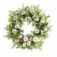 AuroraX Artificial Wreath Spring Wreath Sunflower Door Hanging Spring ...