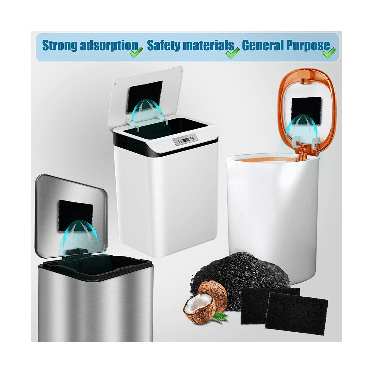 Click here for Unbranded 12pack Trash Can Absorbing Filters  Acti... prices