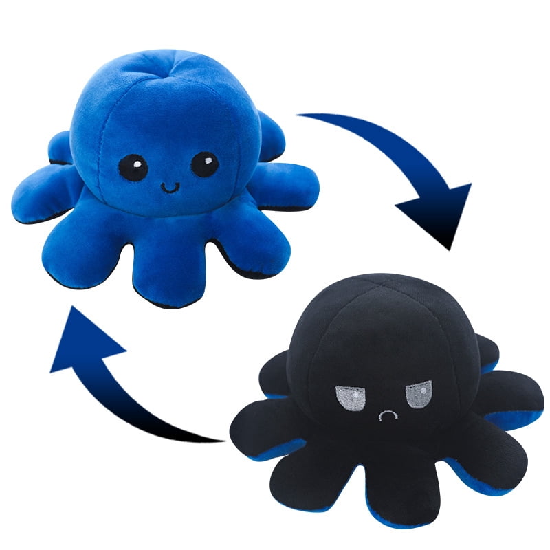 Muñeco de Peluche Reversible 10 x 20 cm Octopus Fury | Bodega Aurrera ...