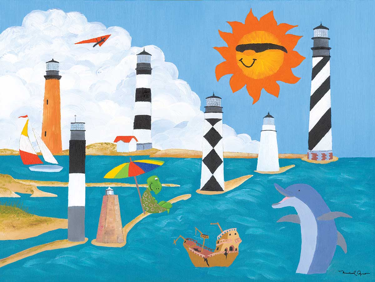 Heritage Puzzle Summer Vacation 250 Piece Nautical & Coastlines Jigsaw ...