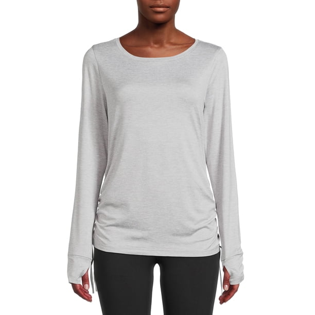 Avia Women’s Performance T-Shirt with Long Sleeves - Walmart.com