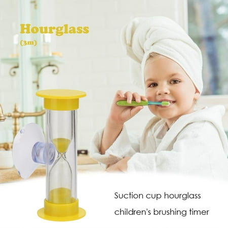 Peggybuy 3min Hourglasses Children Teeth Brushing Timer with Suction ...