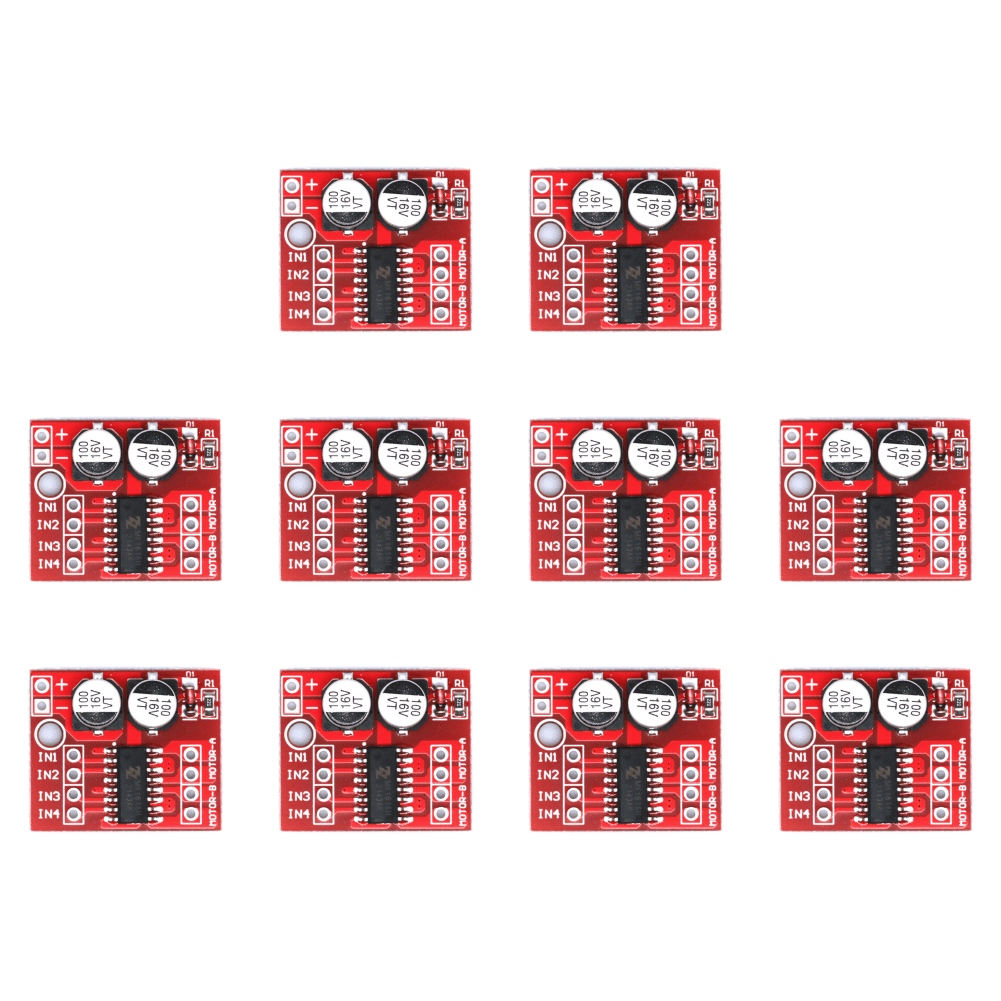 Módulo Controlador 2 Vías L298N Controlador Paso A Paso Doble en H ...