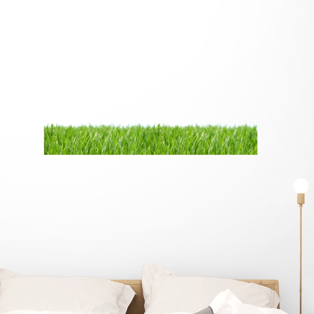 Grass Wall Decal by Wallmonkeys Peel and Stick Graphic (36 in W x 9 in ...