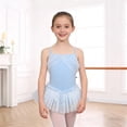 Girls Summer Ballet Leotards Casual Slim Open Back Spaghetti Strap ...