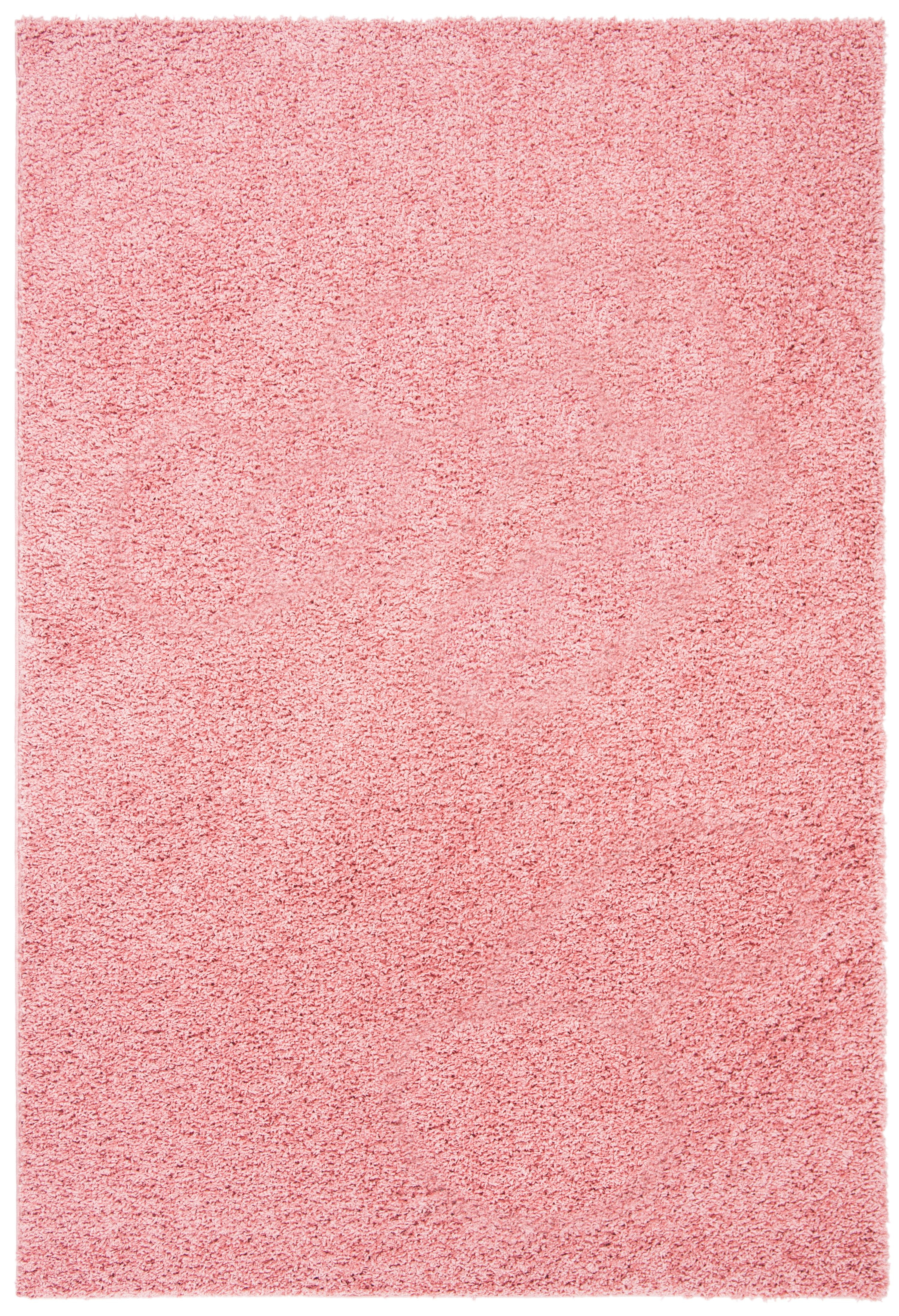 SAFAVIEH Primo Mason Solid Plush Shag Area Rug Rose 5 3 X 7 6 SAFAVIEH Primo Mason Solid Plush Shag Area Rug Rose 5 3 X 7 6