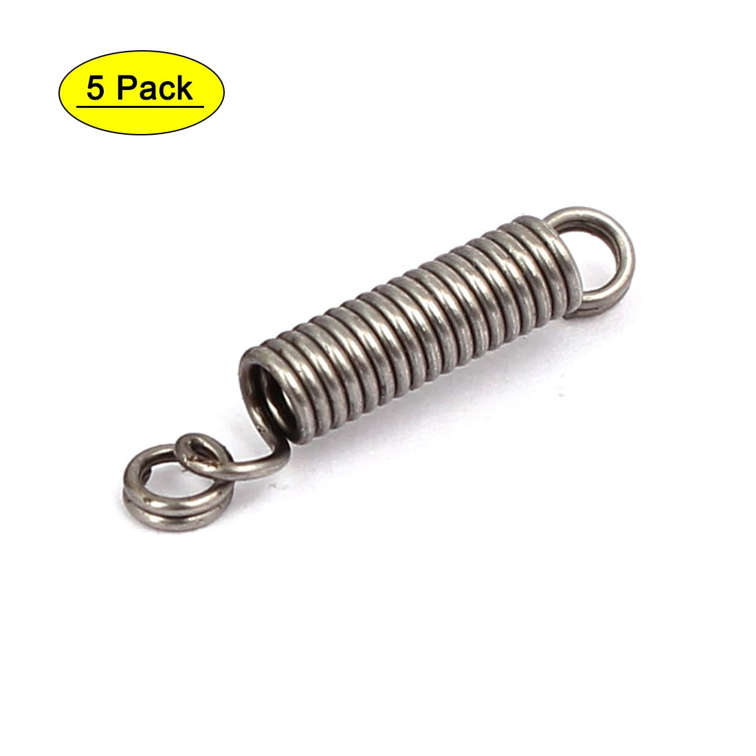 0.5mmx3mmx15mm 304 Stainless Steel Tension Springs Silver Tone 5pcs ...