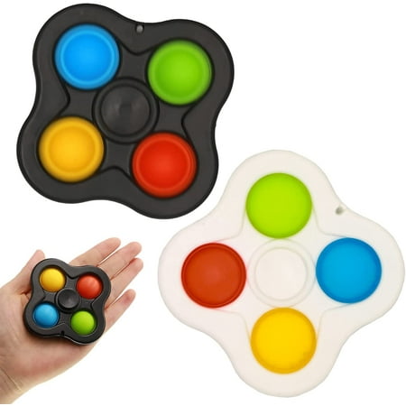 IGUOHAO Spinner Simple Dimple Toys pack Stress Relief Anxiety Spin for ...